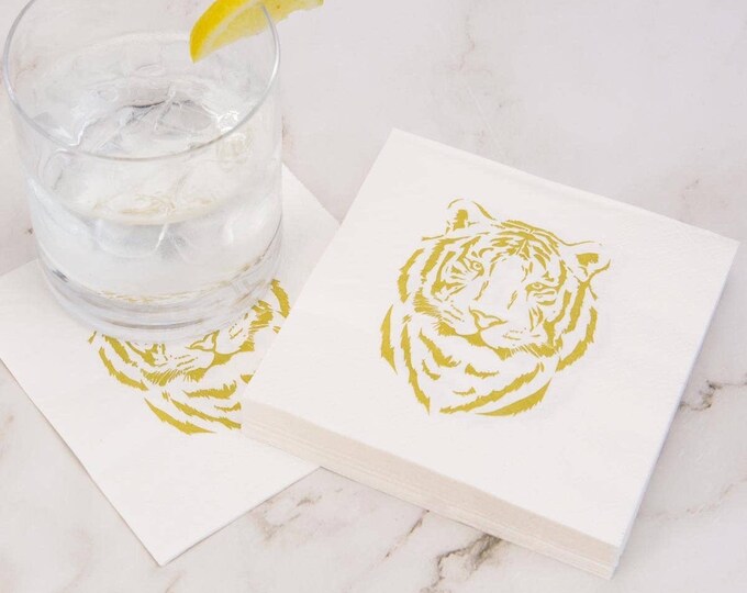 LSU Graduation Decor - LSU Tiger Party - LSU Tailgate - Gold Tiger ...