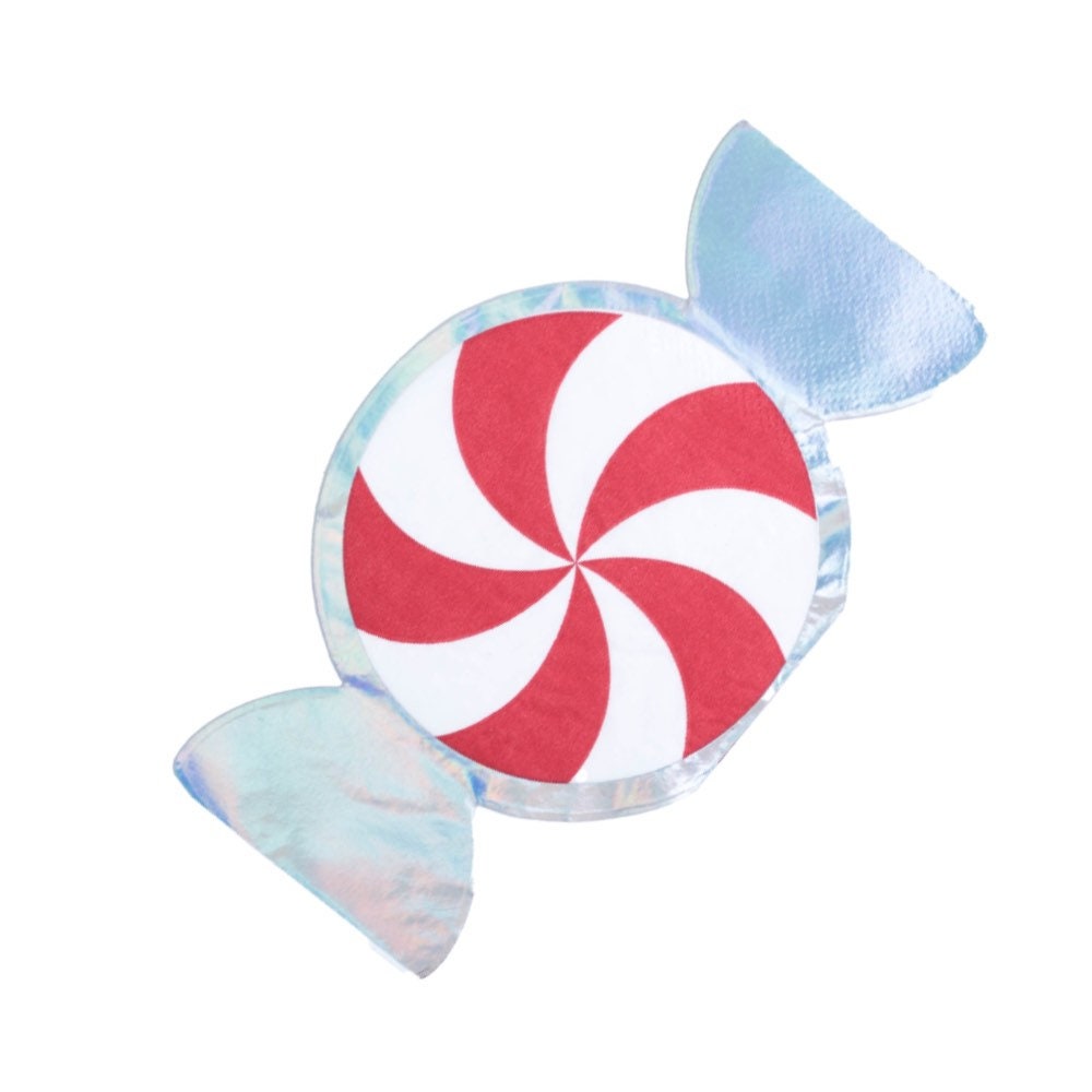 Red Peppermint Napkins - Candyland Napkins - Candy Party Supplies - Red ...