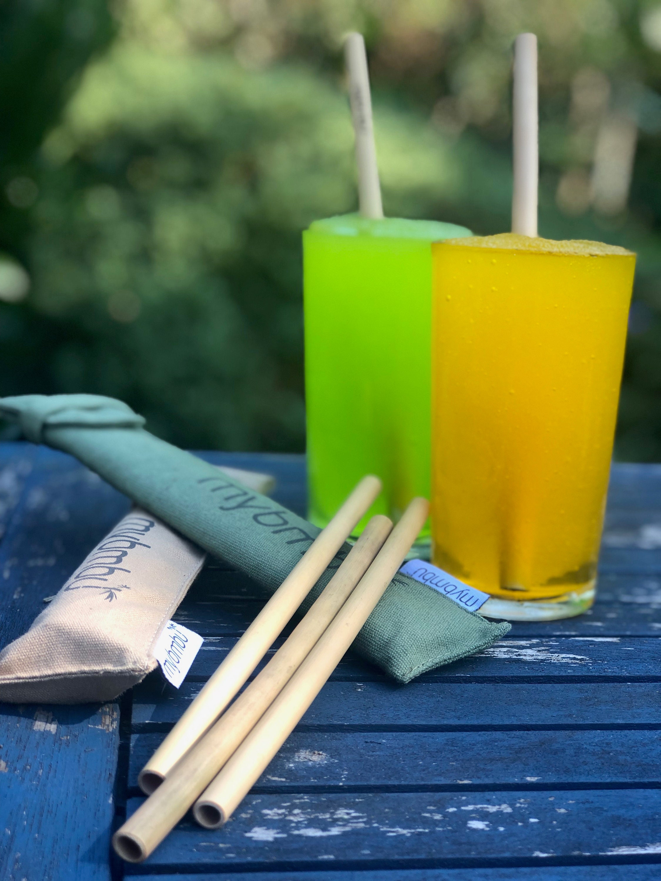 Bamboo Straws 50 Pieces Party Pack, Reusable, Zero Waste, Eco Friendly ...