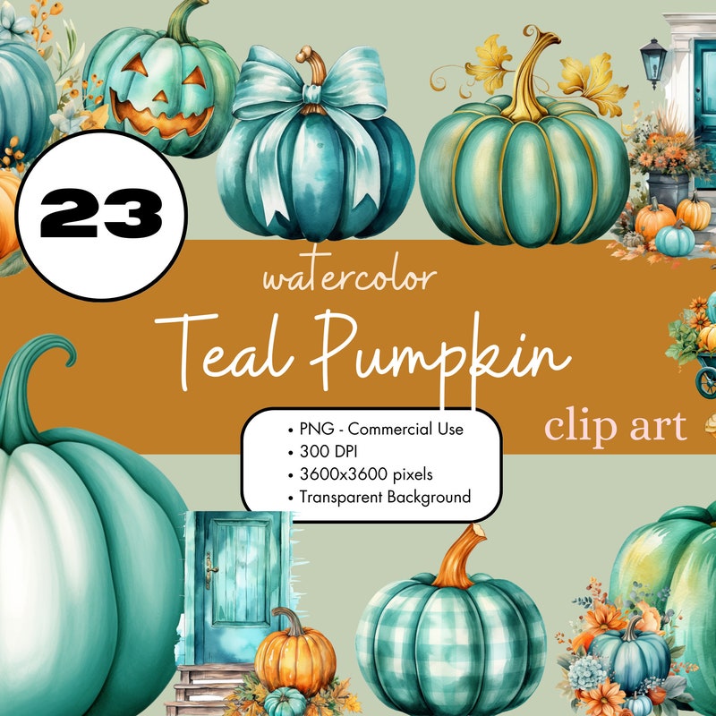 Teal Pumpkin - Etsy