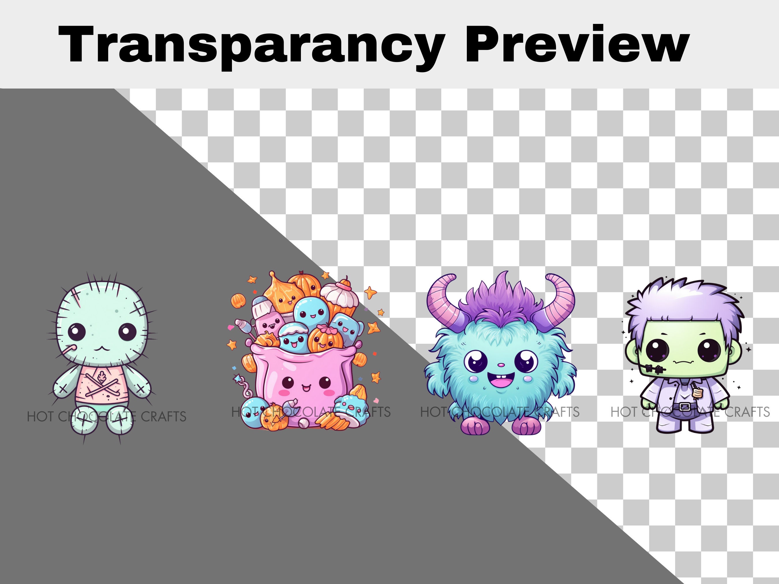 47 Kawaii Pastel Halloween PNG Cute Clipart Ghost Sublimation - Etsy