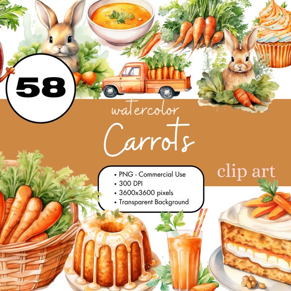 Vegetable Clip Art - Etsy