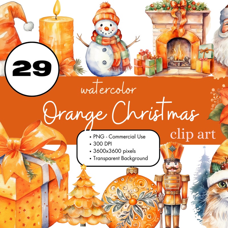 Orange Christmas - Etsy