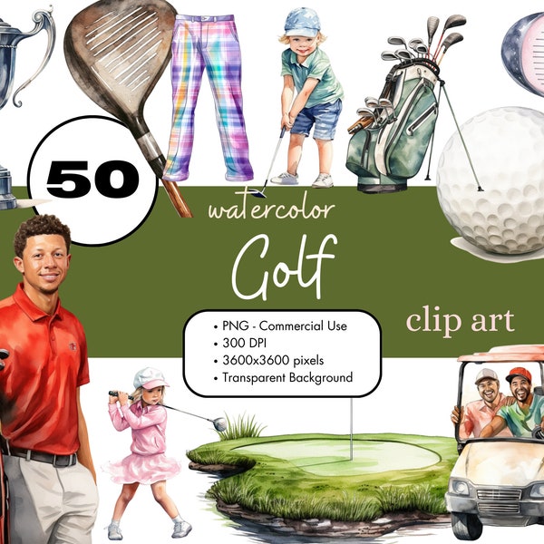 Golf Commercial Clip Art - Etsy