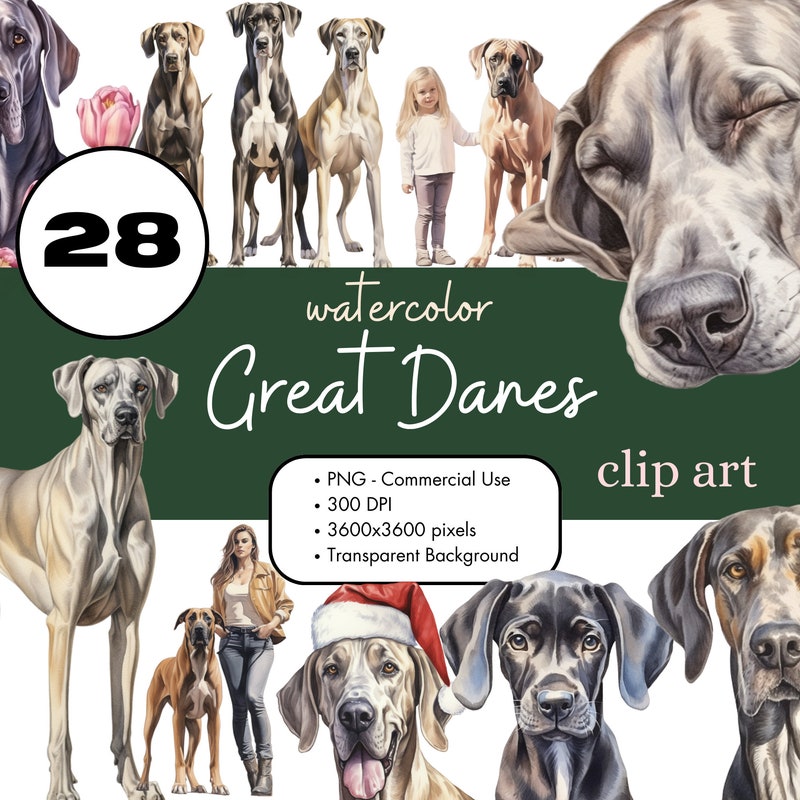 Great Dane Art - Etsy