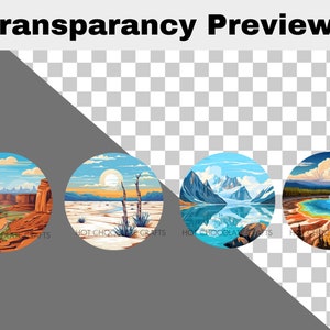 44 US National Parks Clipart Sublimation Bundle PNG Commercial Use ...