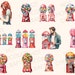 18 Gumball Machine Watercolor Clipart PNG Sublimation Bundle Commercial ...