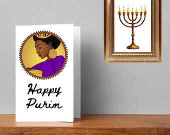 Purim Greeting Card - Etsy