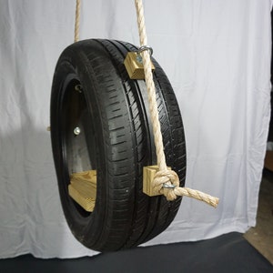 Recycled Tire Swing Kit/tree Swing/tire Swing/wood Tree Swing - Etsy