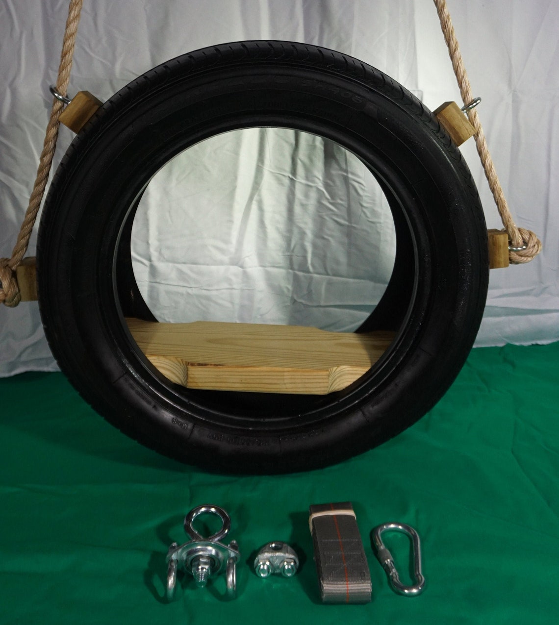 Recycled Tire Swing Kit/tree Swing/tire Swing/wood Tree Swing | Etsy