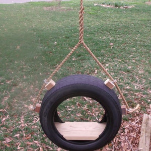 Recycled Tire Swing Kit/tree Swing/tire Swing/wood Tree Swing - Etsy