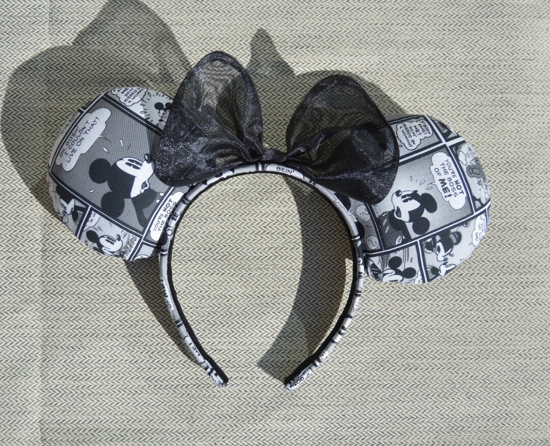Mickey Comic Strip Mouse Ears - Etsy