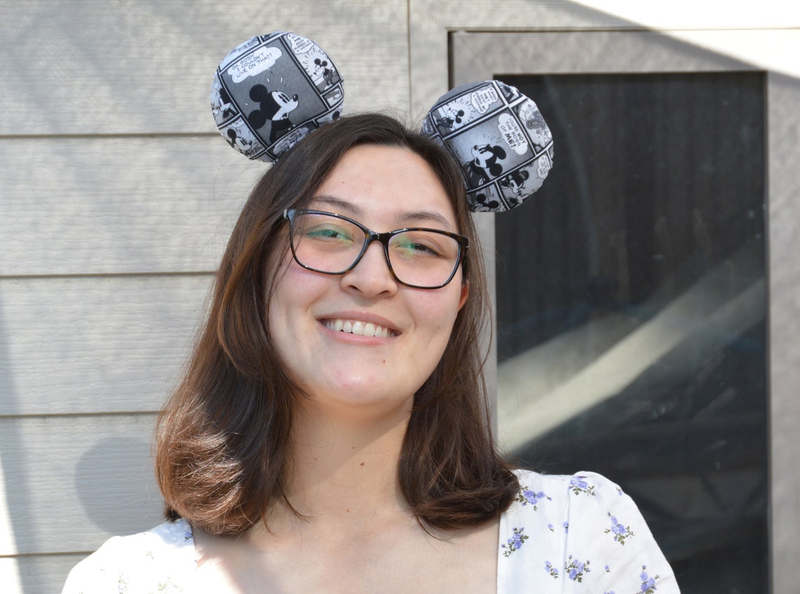 Mickey Comic Strip Mouse Ears - Etsy