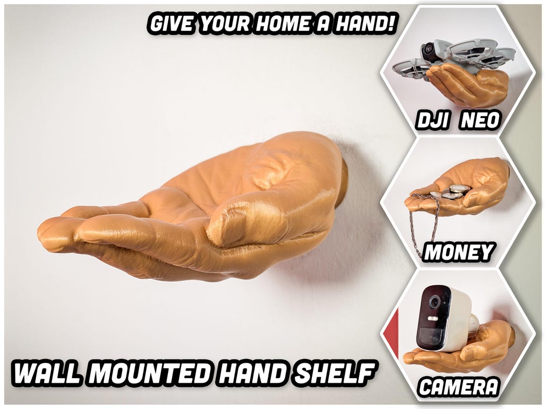 Human Hand Wall Mounted Shelf - Etsy