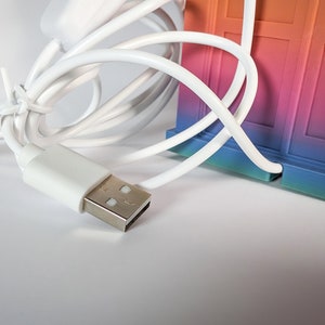 Rainbow TARDIS Light Box - Etsy