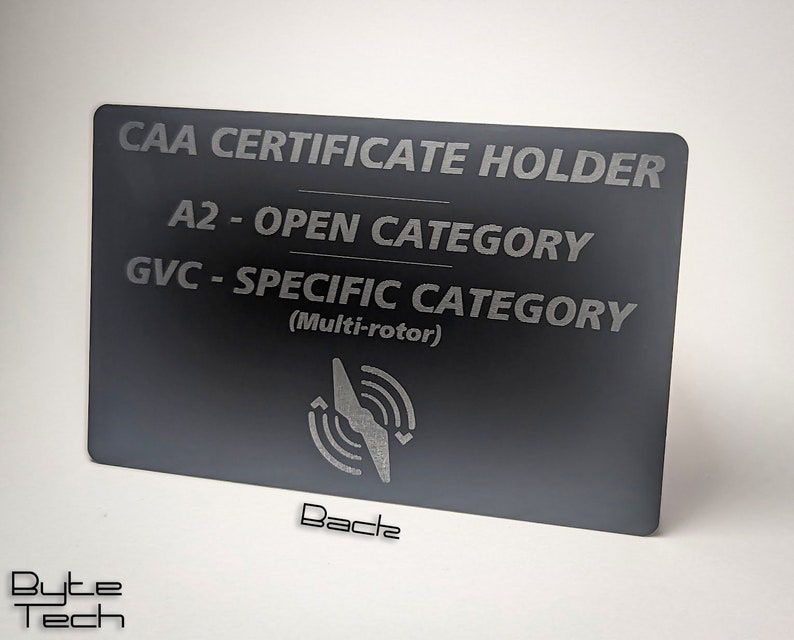 Metal Drone Pilot ID Card - Etsy