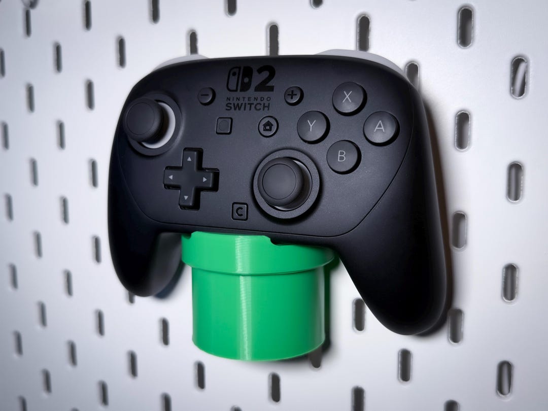 Nintendo Switch 2 Pro Controller Pipe Skadis Mount - Etsy