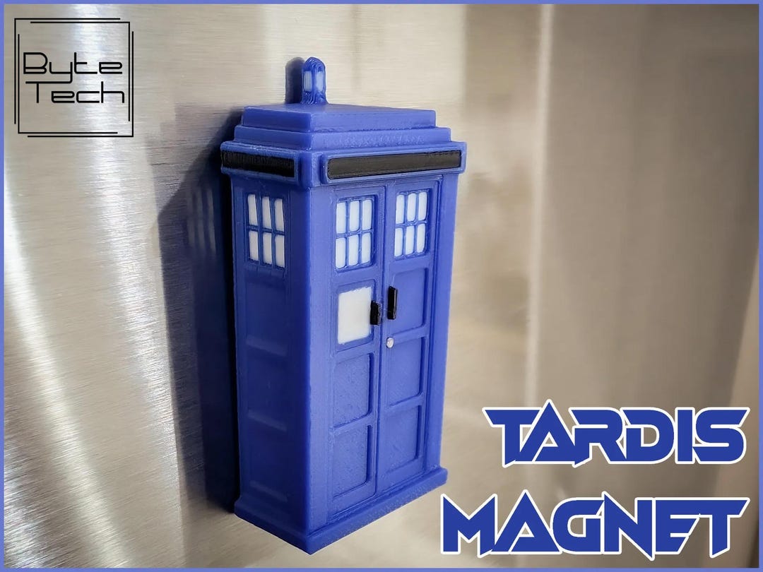 Tardis Magnet: Geeky Fridge Decor - Etsy