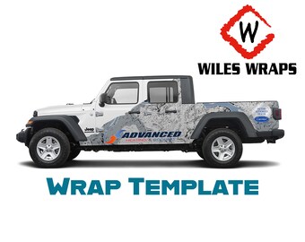 Jeep Gladiator Wrap Template - Etsy