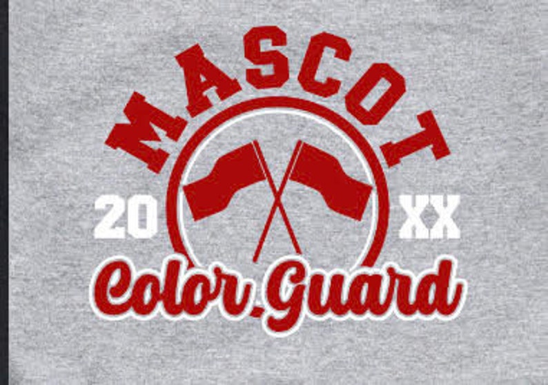 Color Guard Editable Logo File - Etsy