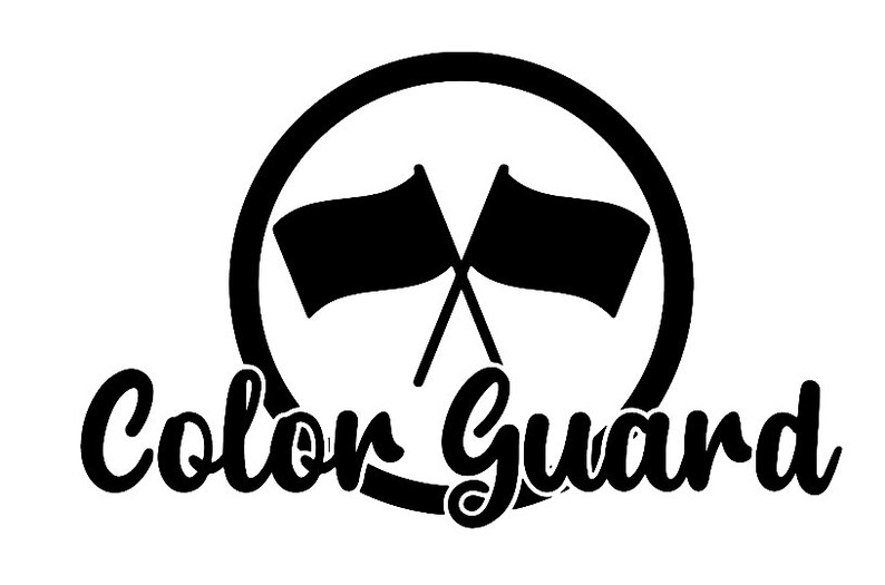 Color Guard Editable Logo File - Etsy