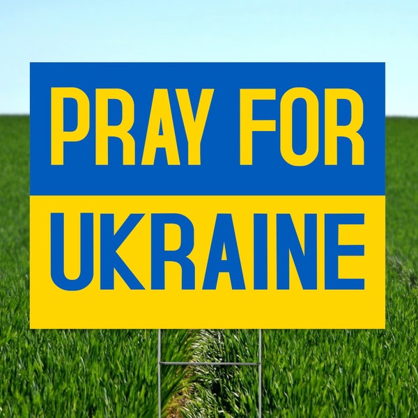 Ukraine Yard Sign - Etsy