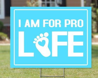 Pro Life Lawn Sign - Etsy