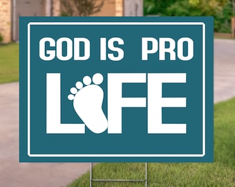 Pro Life Sign - Etsy