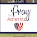 Pray for America Yard Sign W/stake - Double-sided, 18 X 24 - Etsy