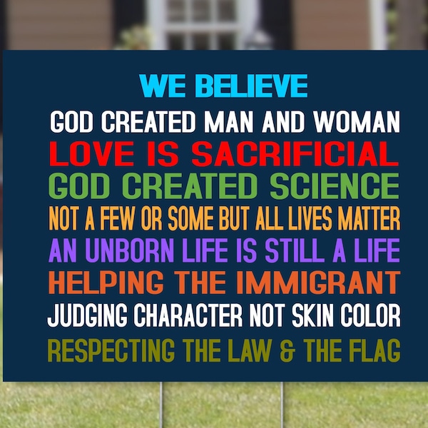 All Lives Matter Yard Sign, Anti Racism, Diversity Lawn Sign, Listen ...