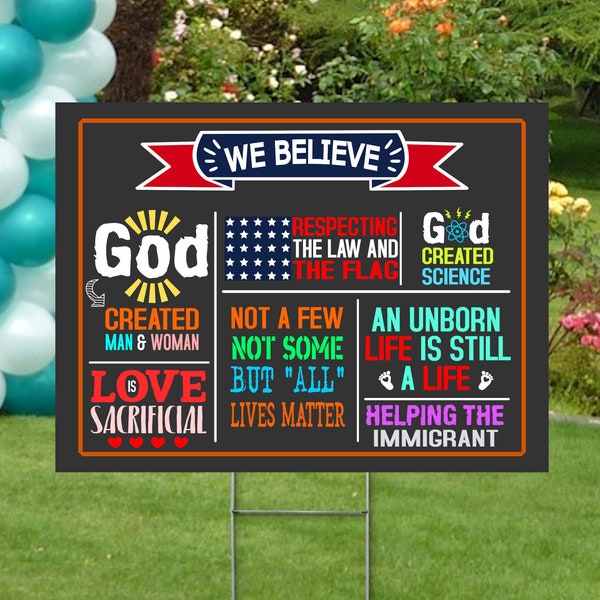 Conservative Yard Signs - Etsy