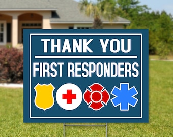 18 X 24 Thank You Essential Workers Yard Sign . | Etsy