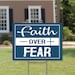 Faith Over Fear Yard Sign Faith Yard Signs Religious Yard - Etsy