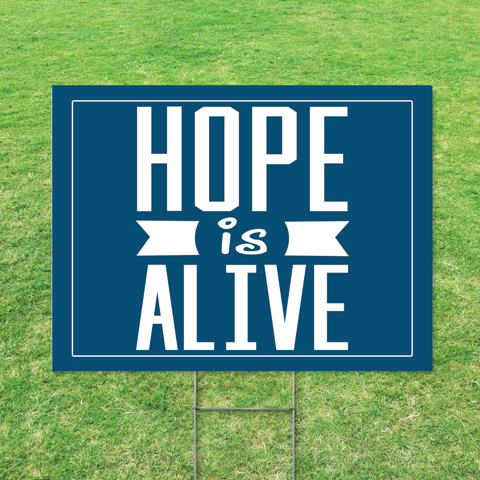 Hope is Alive Yard Sign Faith Yard Signs Religious Yard - Etsy