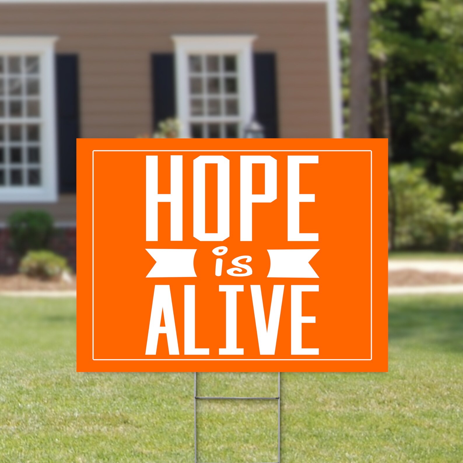 Hope is Alive Yard Sign Faith Yard Signs Religious Yard - Etsy