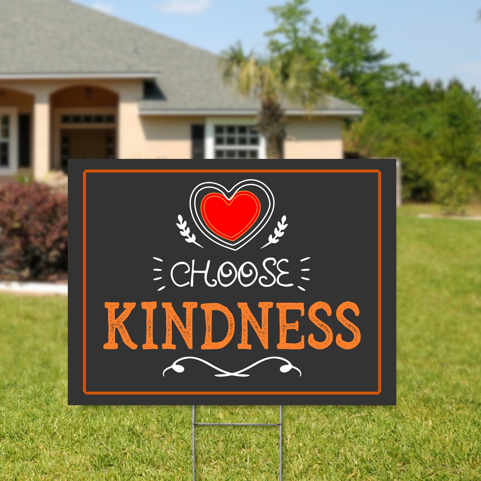 Choose Kindness Yard Sign Be Kind Yard Signs Spread | Etsy