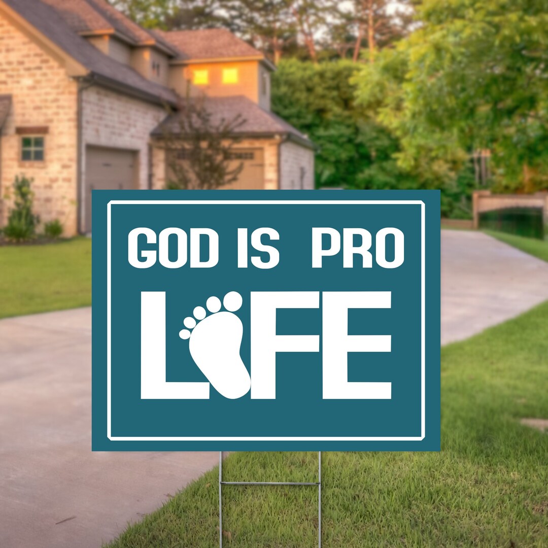 Pro Life Yard Sign | Choose Life Sign | Pro Life Lawn Sign | Unborn ...