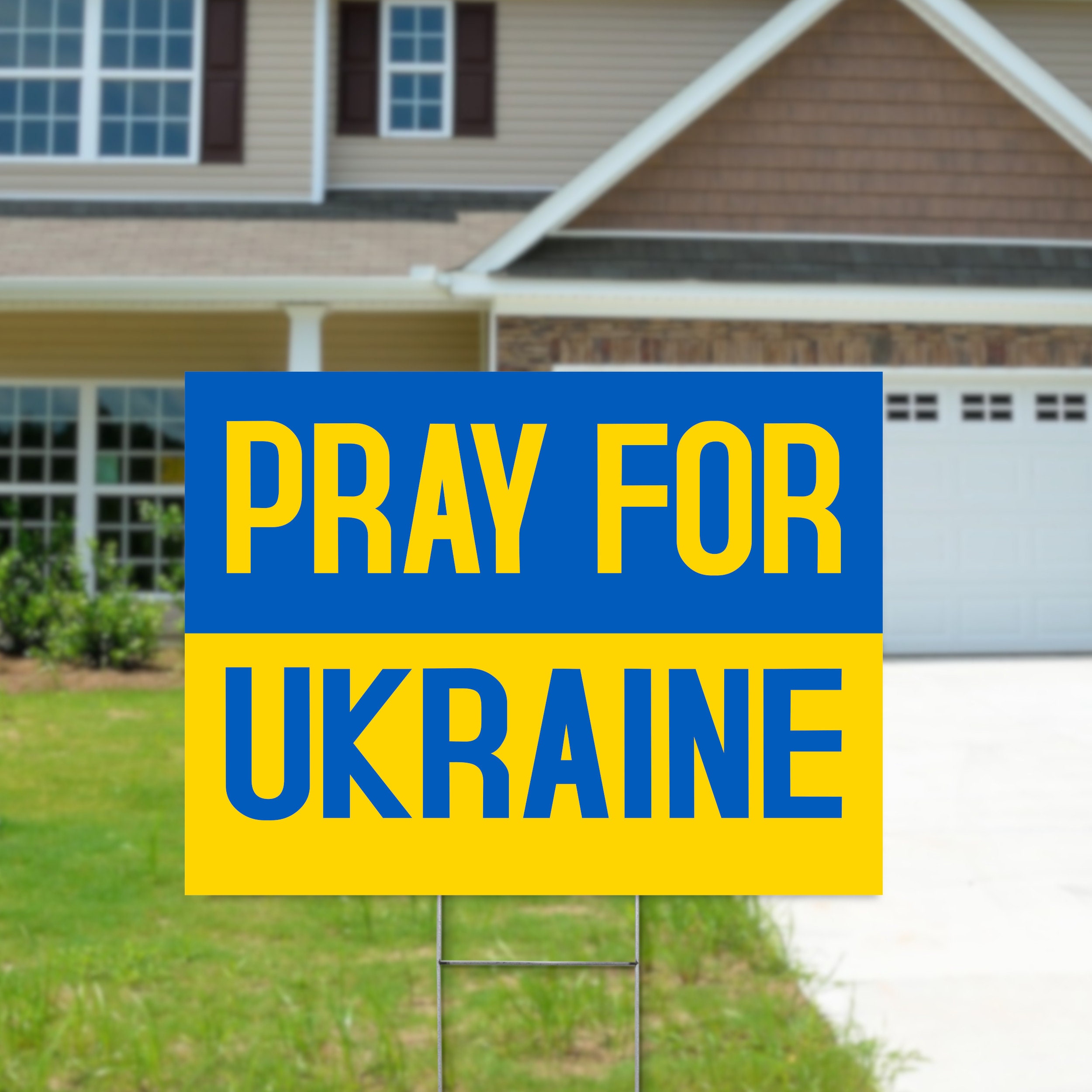 Ukraine Yard Sign Lawn Sign Political Sign Help Ukraine - Etsy