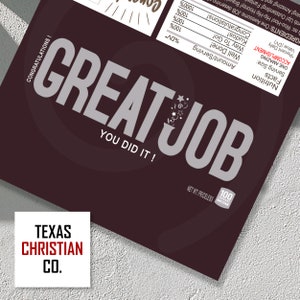 GREAT JOB Candy Bar Wrappers – Printable Instant Download – Co Workers ...