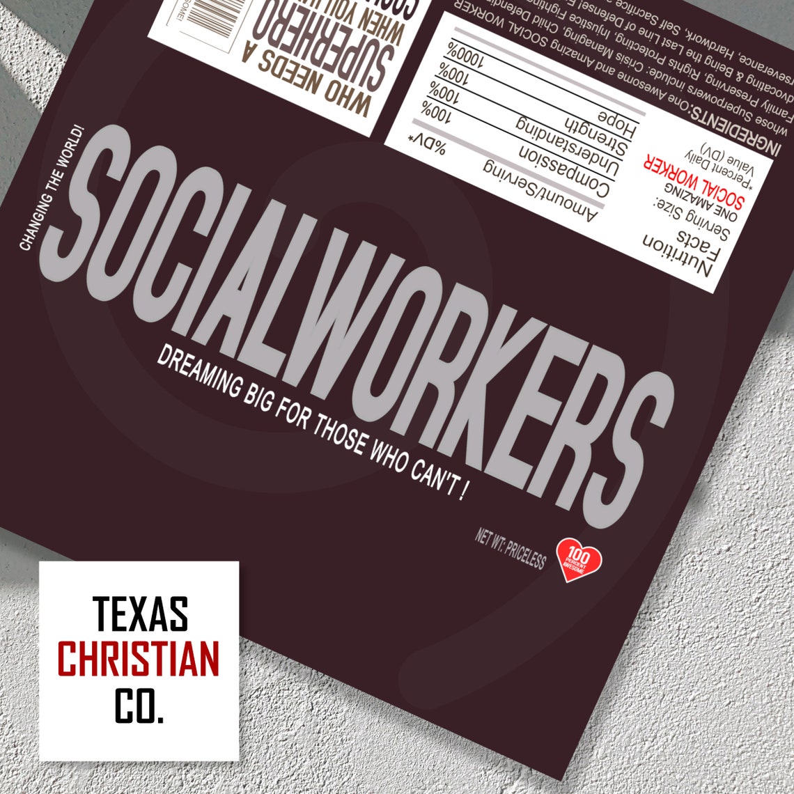 Social Workers Appreciation Candy Bar Wrappers – Printable Instant ...