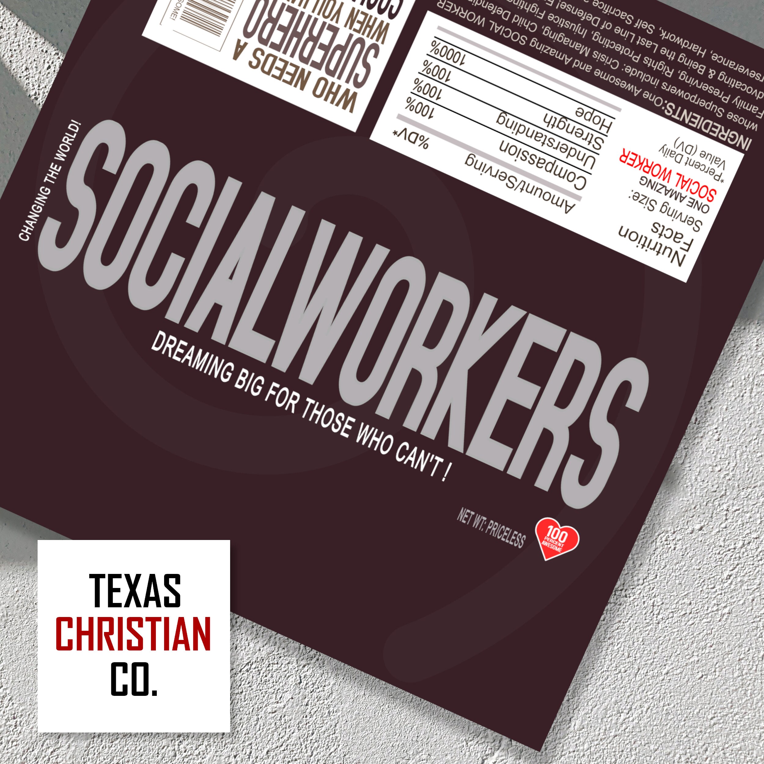 Social Workers Appreciation Candy Bar Wrappers – Printable Instant ...