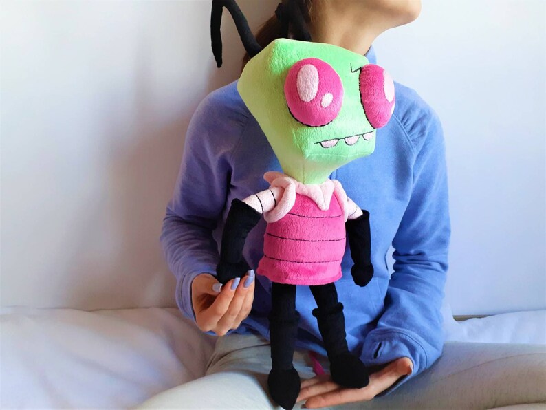 Custom Invader Zim plush in size 16 inches | Etsy