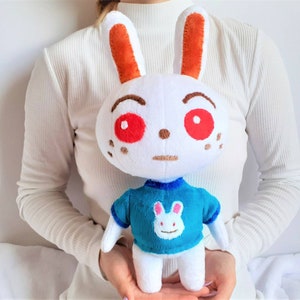 Custom Ruby Rabbit Plush - Etsy