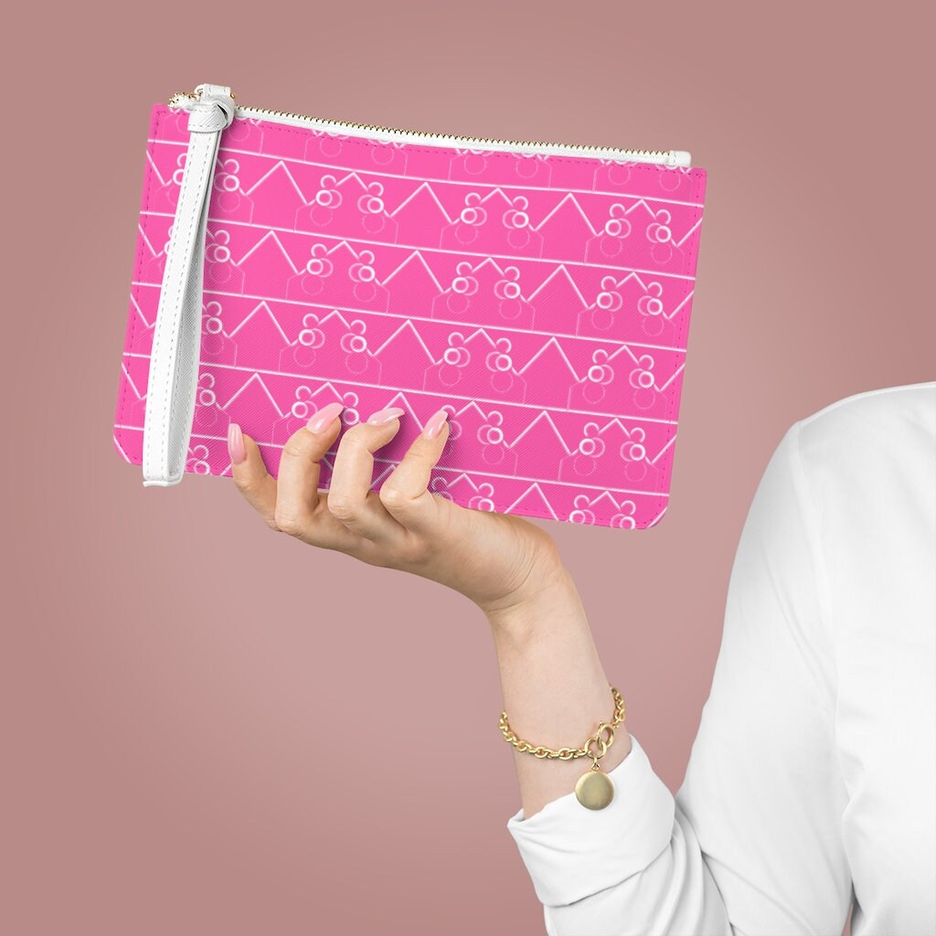 Pink Abstrakte Clutch Tasche Unikat Geschenk für Deine Mama - Etsy.de