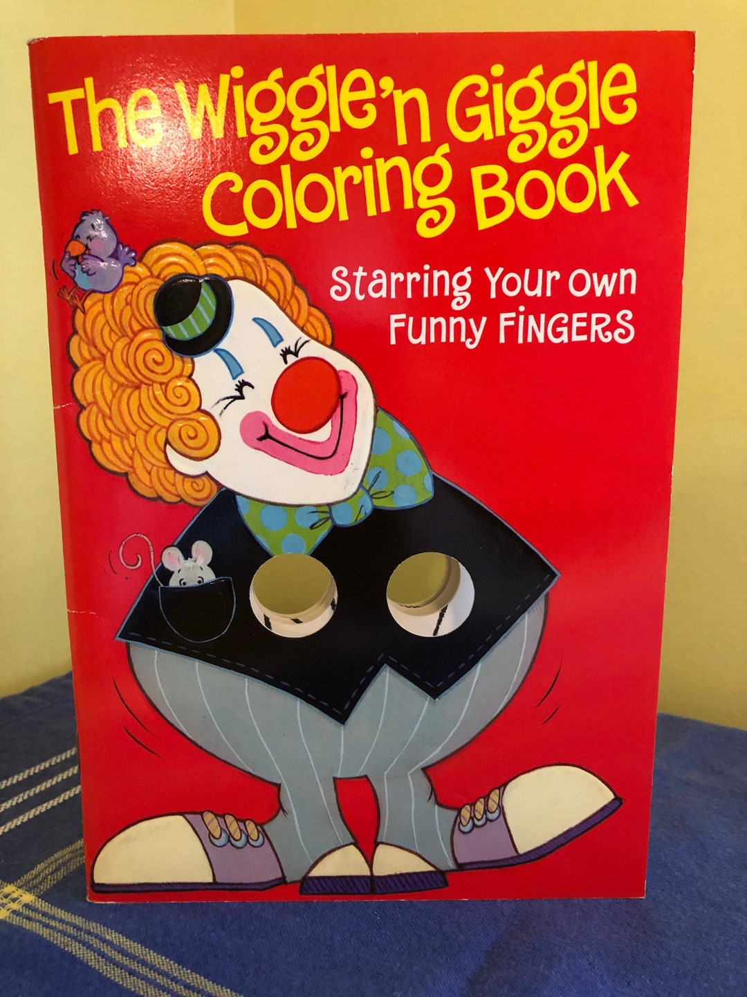 The Wiggle'n Giggle Coloring Book Starring Your Own Funny - Etsy