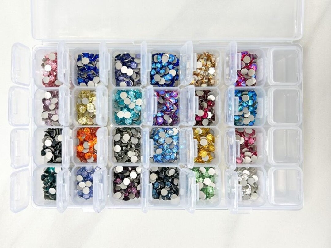 Amazing 2400pc Swarovski Flatback Crystal Kit 20SS-24 Colors - Etsy