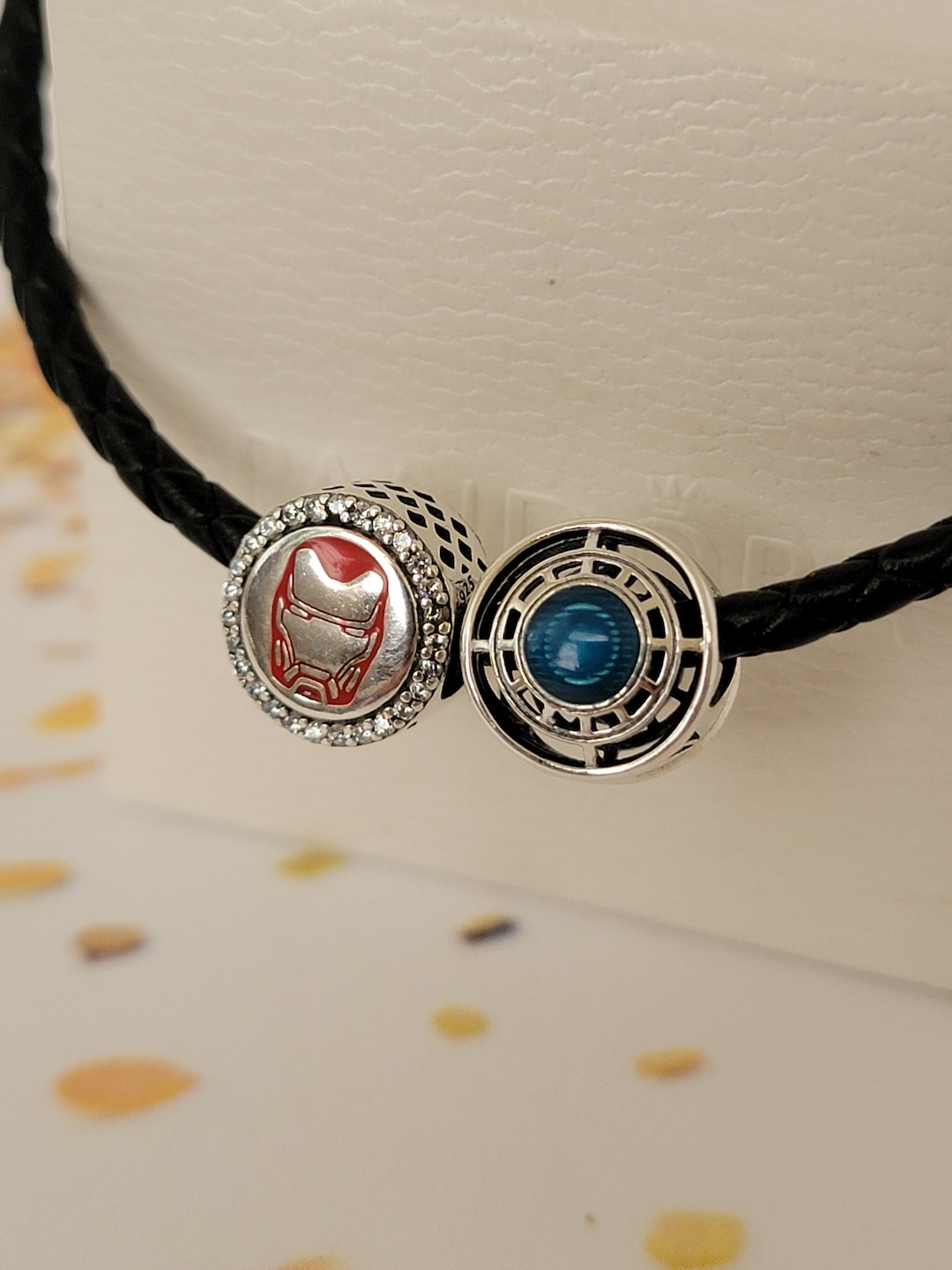 Set of 2 New Pandora Marvel Iron Man Arc Reactor Charms - Etsy