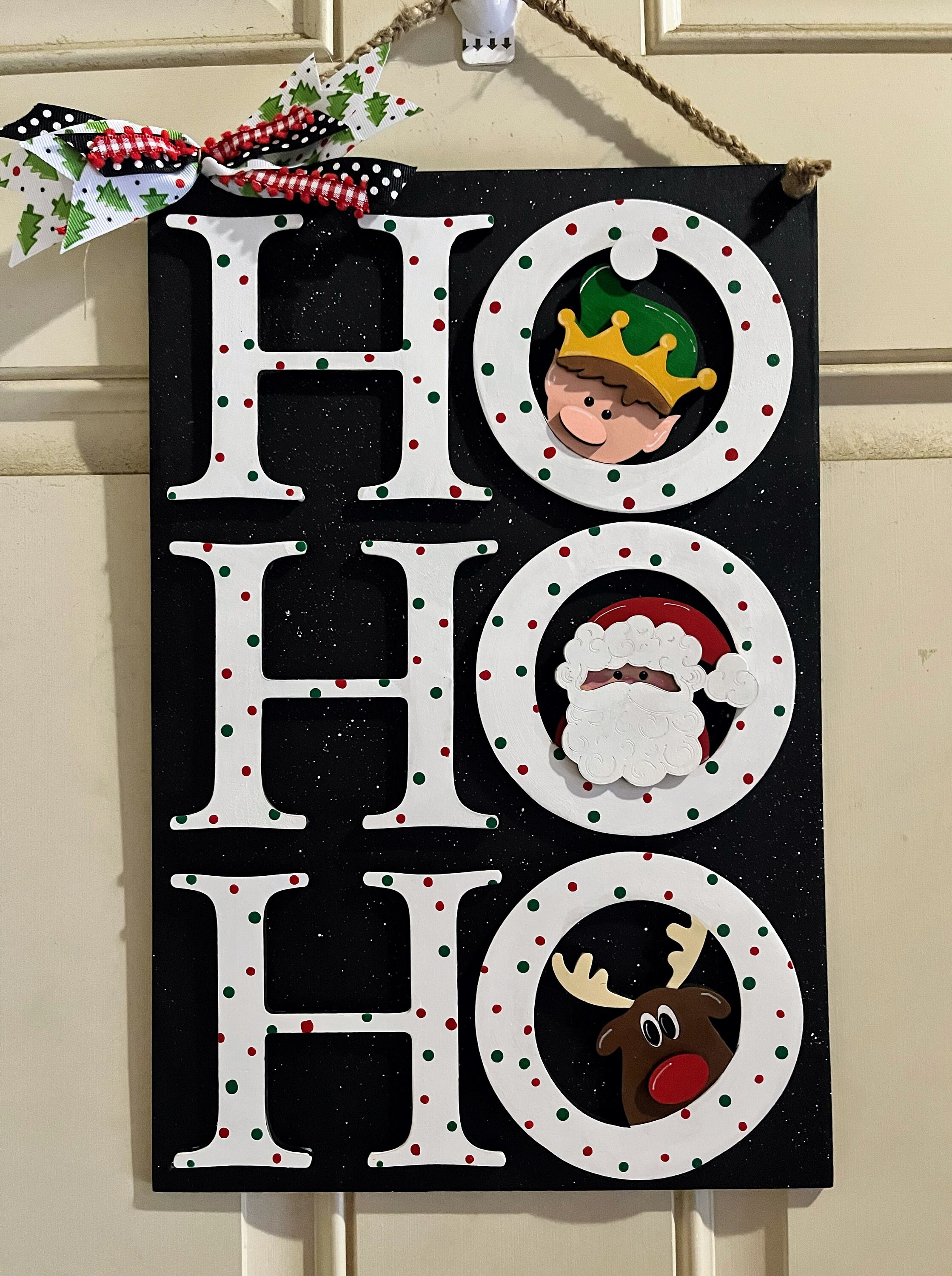 HO HO HO Sign Svg - Etsy