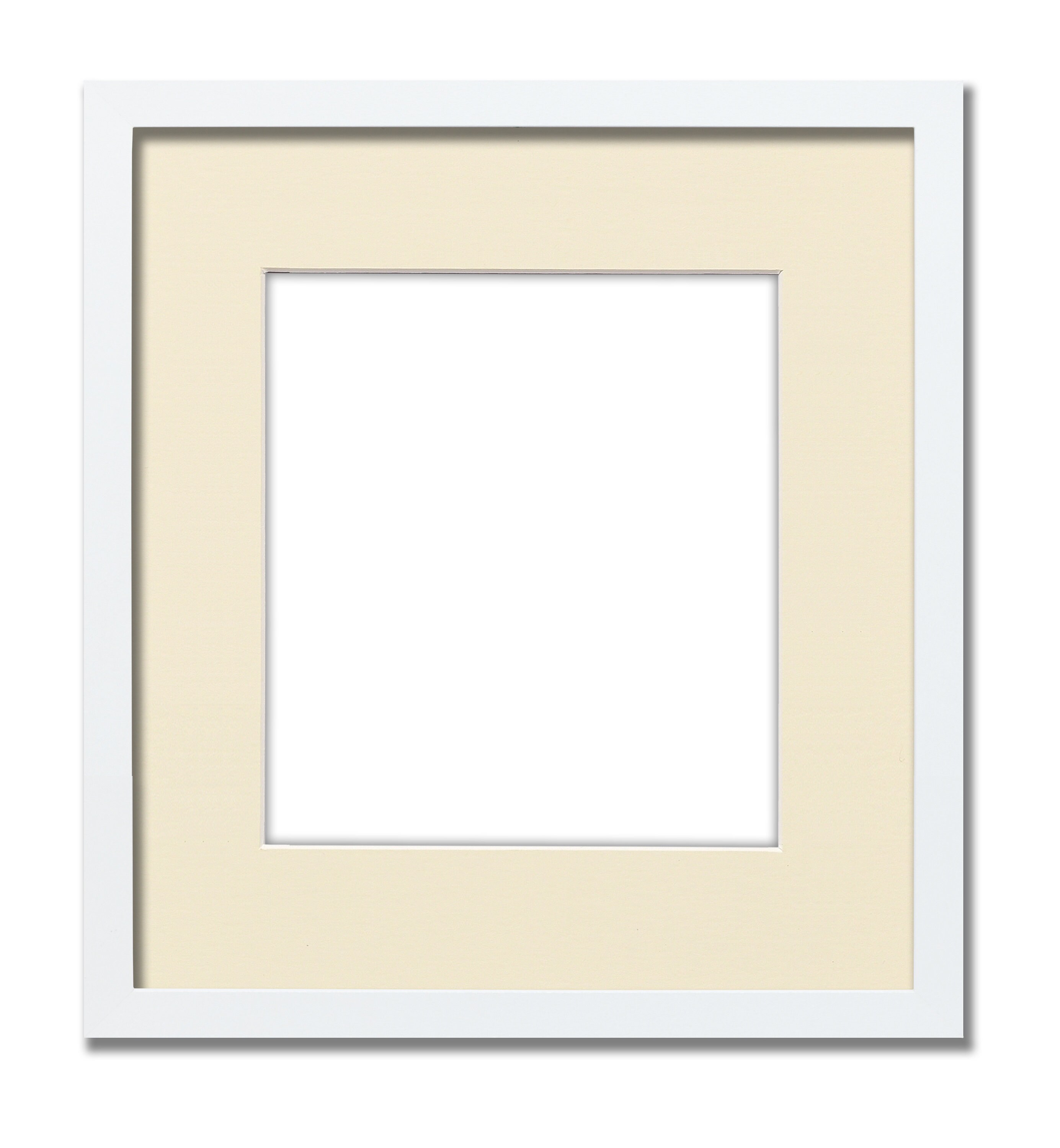 White Thin Matt Square Size Picture Photo Frames With | Etsy