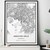 Airdrie Map Print Minimalistic Wall Art Poster City Maps Scandinavian ...